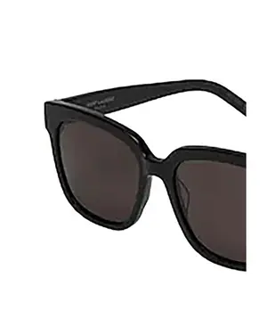 Saint Laurent Square Frame Sunglasses - Black