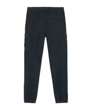 Stone Island Elasticated-cuff Cargo Trousers - Blue