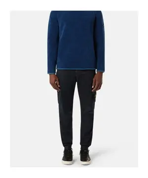 Stone Island Elasticated-cuff Cargo Trousers - Blue