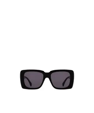 Max Mara Max Mara Square Frame Sunglasses With Logo Detail Bright Black