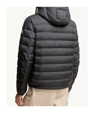 Moncler Hooded Zip-up Padded Jacket - Black