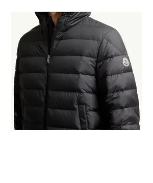 Moncler Hooded Zip-up Padded Jacket - Black