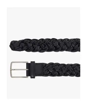 Bottega Veneta Intreccio Belt - Black