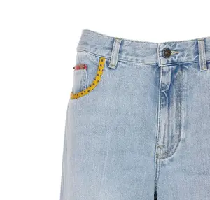 Valentino Garavani Belt Loop Jeans - Light Blue
