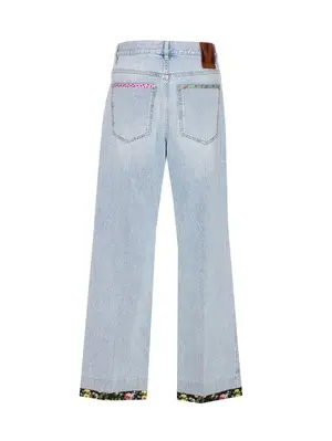 Valentino Garavani Belt Loop Jeans - Light Blue