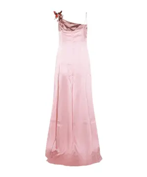 Blumarine Draped Butterfly-detail Gown
