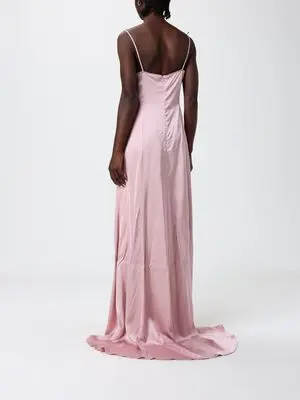 Blumarine Draped Butterfly-detail Gown - Pink