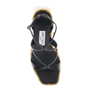 JIMMY CHOO Brigitte Wedge Sandals