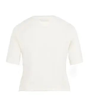 Prada Short Sleeve Crewneck T-shirt With Logo Detail