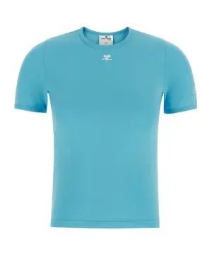 COURREGES Courrèges Signature Logo Crewneck T-shirt