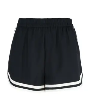 Red Valentino Elasticated Waist Track Shorts With Logo Detail