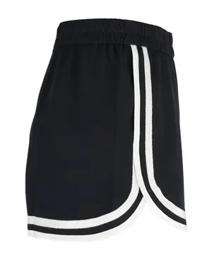 Red Valentino Elasticated Waist Track Shorts With Logo Detail
