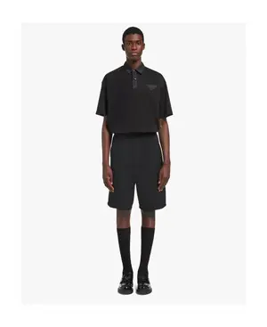 Prada Wool Gabardine Bermuda Shorts