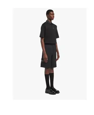 Prada Wool Gabardine Bermuda Shorts