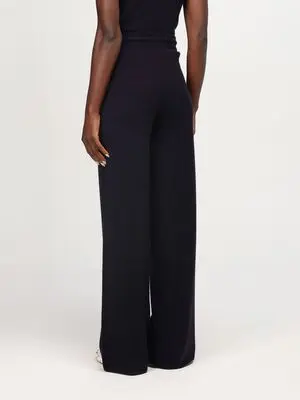 Max Mara Drawstring Straight Leg Pants - Black