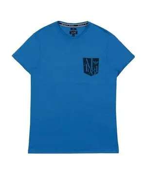 Emporio Armani Printed Round-collar Short-sleeved T-shirt