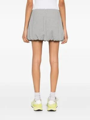 DUNST Bubble-hem Mini Skirt - Grey