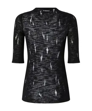 Pinko Distressed Knit Top