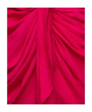 Jacquemus Bahia Twisted Shirt Dress - Red