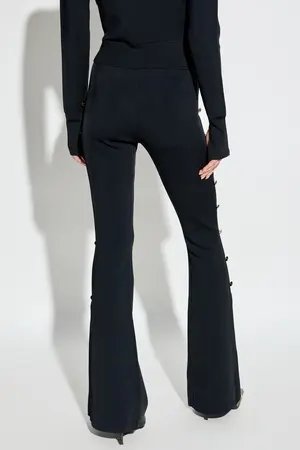Versace Button-detailed Flare Pants