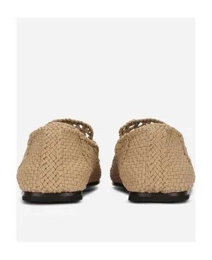 Dolce & Gabbana Woven Almond-toe Slip-on Loafers