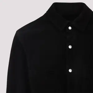 Rick Owens Buttoned Outershirt - Black