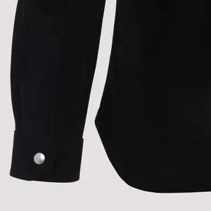 Rick Owens Buttoned Outershirt - Black