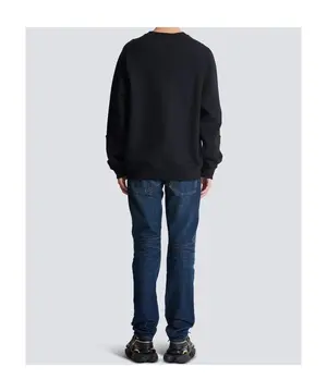 Balmain Vintage Logo Embroidered Oversized Sweatshirt