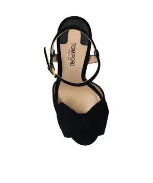 TOM FORD Bow Detailed Platform Sandals