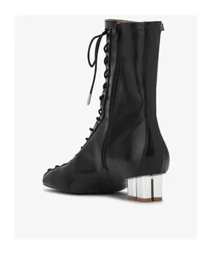 GANNI Lace-up Ankle Boots