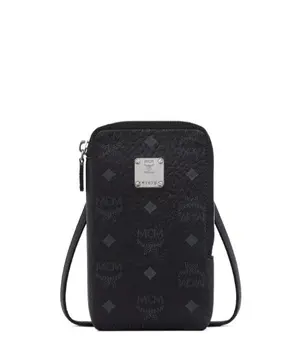 Mcm Aren Visetos Phone Pouch - Black