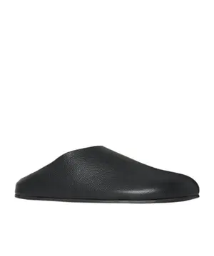 THE ROW Leather Mules
