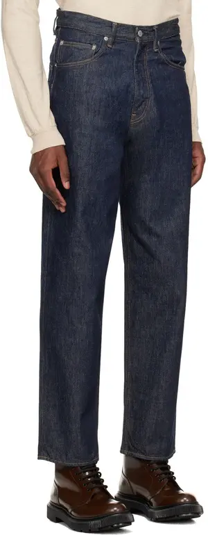 Auralee Straight-leg Cut Jeans - Black