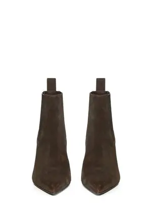 Rick Owens 80mm Sculptural Heel Ankle Boots