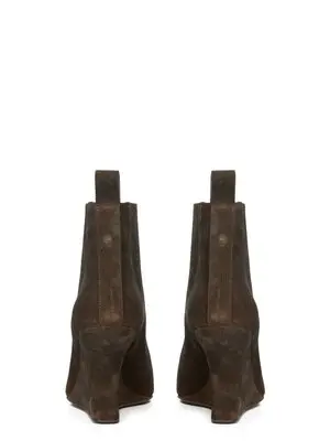 Rick Owens 80mm Sculptural Heel Ankle Boots