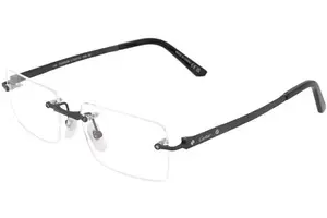 Cartier Rimless Rectangle Eyeglasses - Black