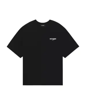 We11Done Logo Cotton T-shirt - Black