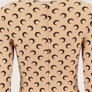 MARINE SERRE Moon Print Short Jumpsuit - Nude