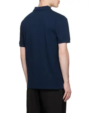 Alexander McQueen Logo Embroidered Polo Shirt