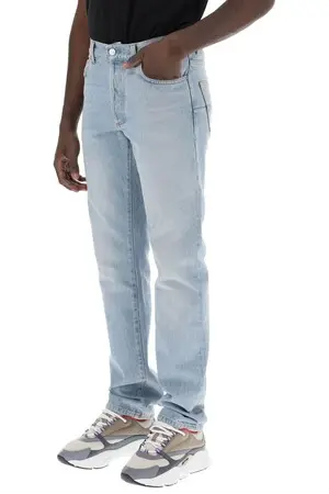 Dior Logo Patch Straight Leg Jeans