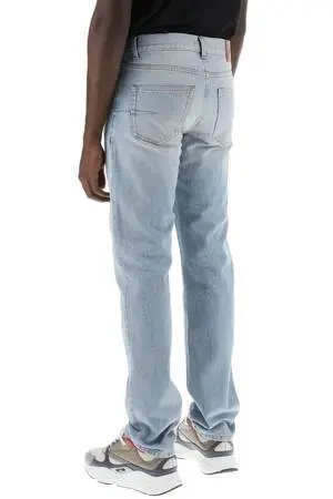 Dior Logo Patch Straight Leg Jeans