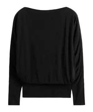 TOTEME Drop Shoulder Boat Neck Top