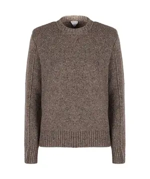 Bottega Veneta Tailored Knitted Jumper - Brown
