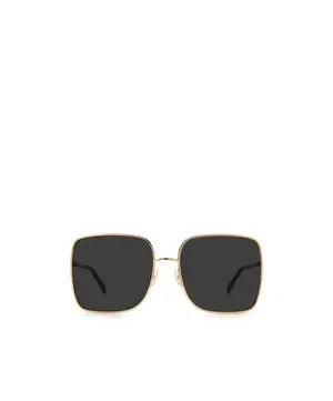 JIMMY CHOO Aliana Square Frame Sunglasses - Black
