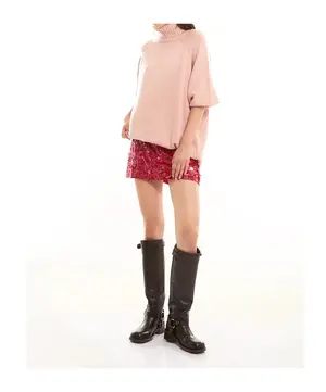 P.a.r.o.s.h High Neck Ribbed Wool Sweater