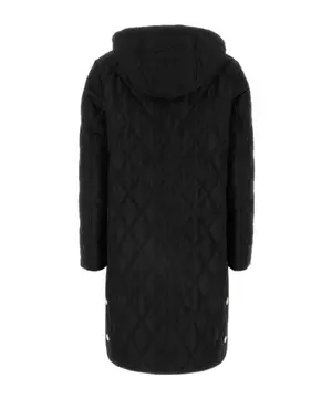 Burberry Quilted Hooded Jacket - Black