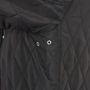 Burberry Quilted Hooded Jacket - Black