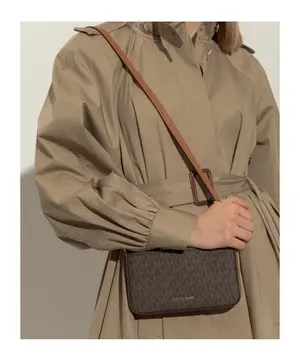 Michael Kors Monogram Chain Shoulder Bag