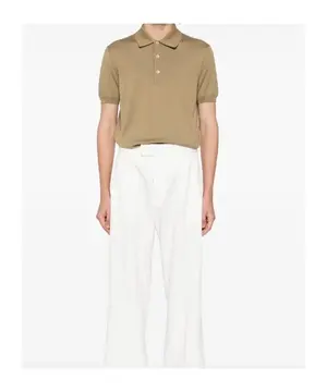 TOM FORD Short-sleeved Knitted Polo Shirt
