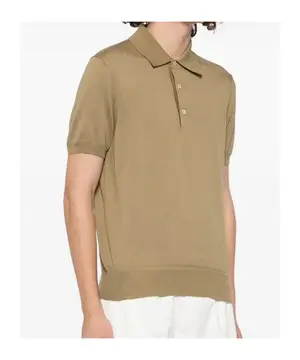 TOM FORD Short-sleeved Knitted Polo Shirt